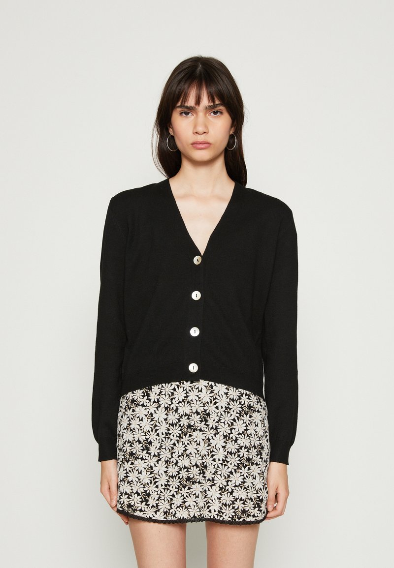 JDY PRIME LIFE LS - Cardigan - black/sort - Zalando.dk