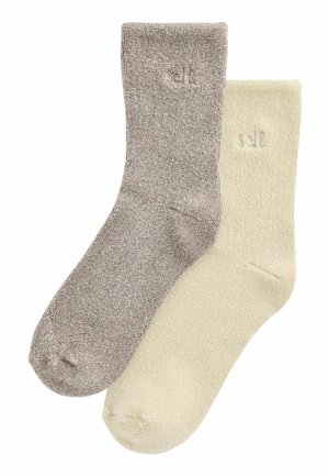 camano ONLINE WOMEN COSY NORWEGIAN WINTER SOCKS 2 PACK - Socken - black ...