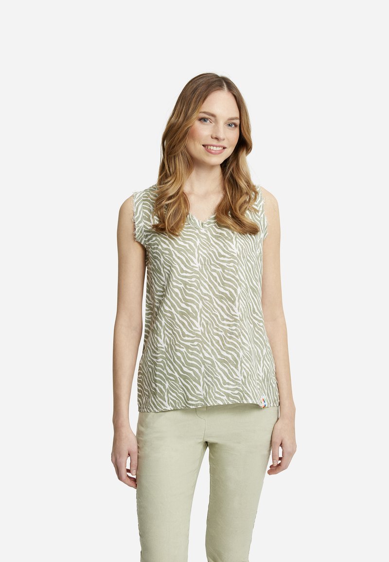 Heartkiss Blouse - khaki print/khaki - Zalando