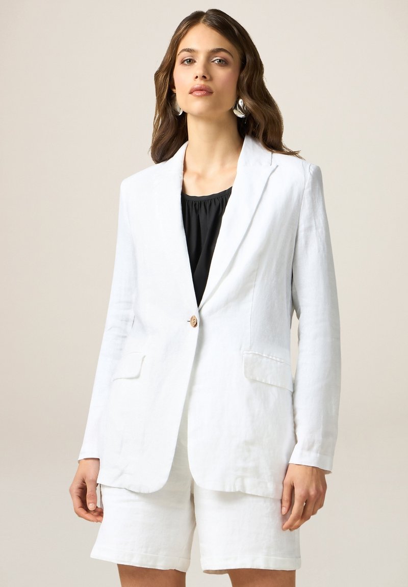 Oltre Halflange jas - bianco/wit - Zalando.nl