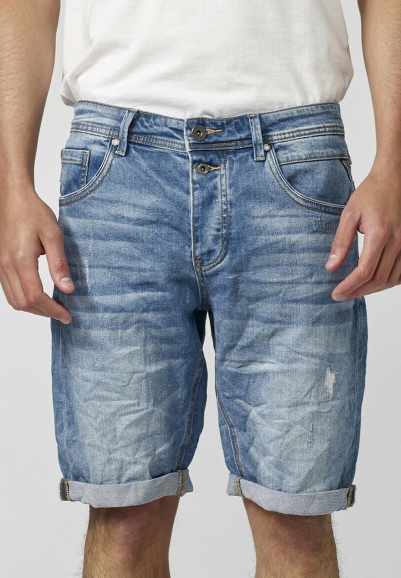 Koroshi Short en jean - azul claro/denim bleu - ZALANDO.FR