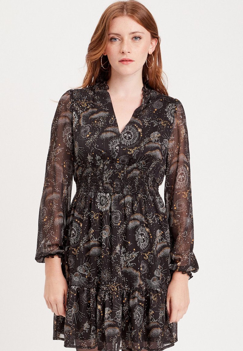 Cache Cache GESMOKTES, AUSGESTELLTES - Vestido informal - noir/negro ...