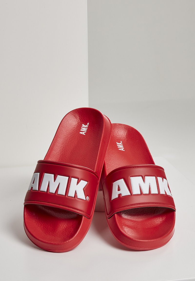 Urban Classics AMK SLIDES - Badesandale - red white/rot - Zalando.de