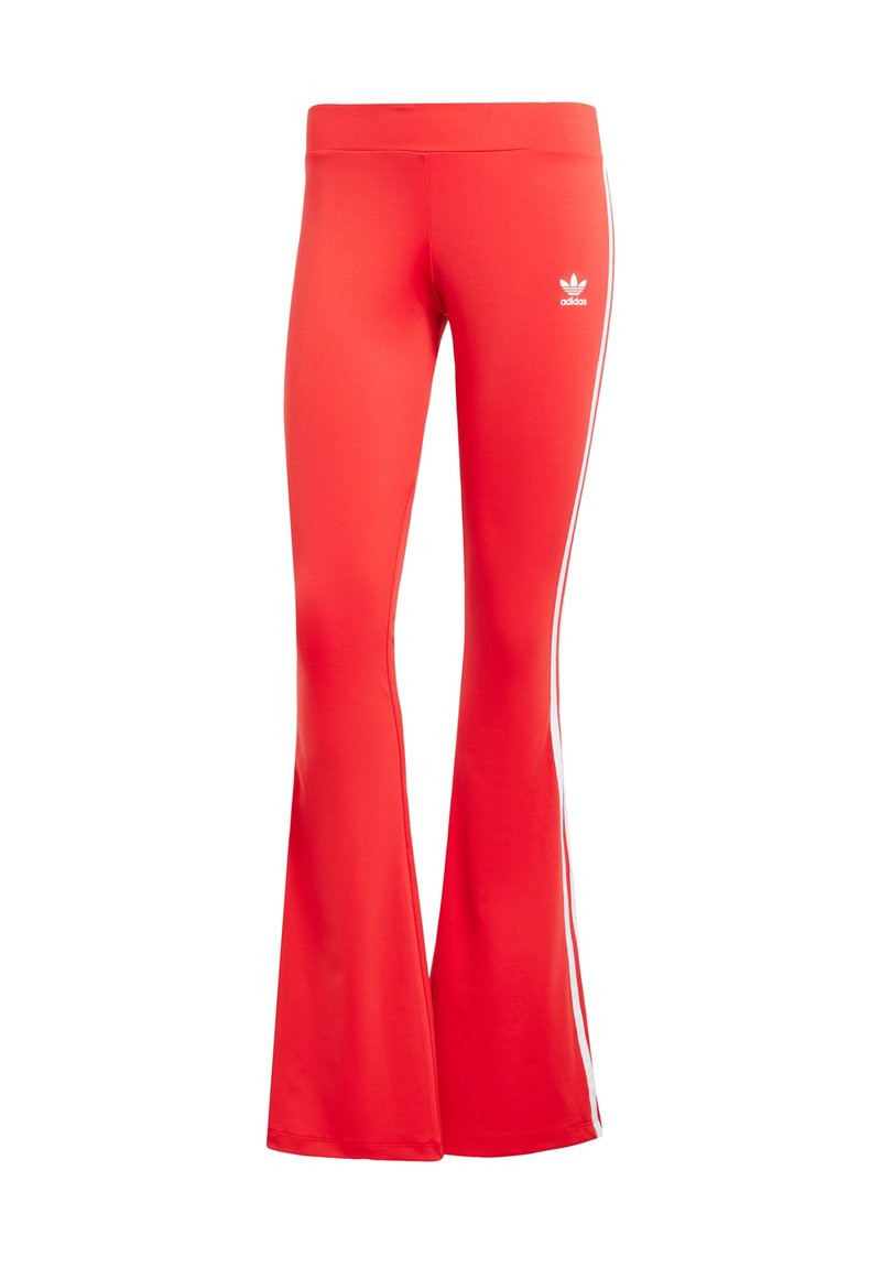 adidas Originals FLARED - Leggings - better scarlet/rød - Zalando.dk