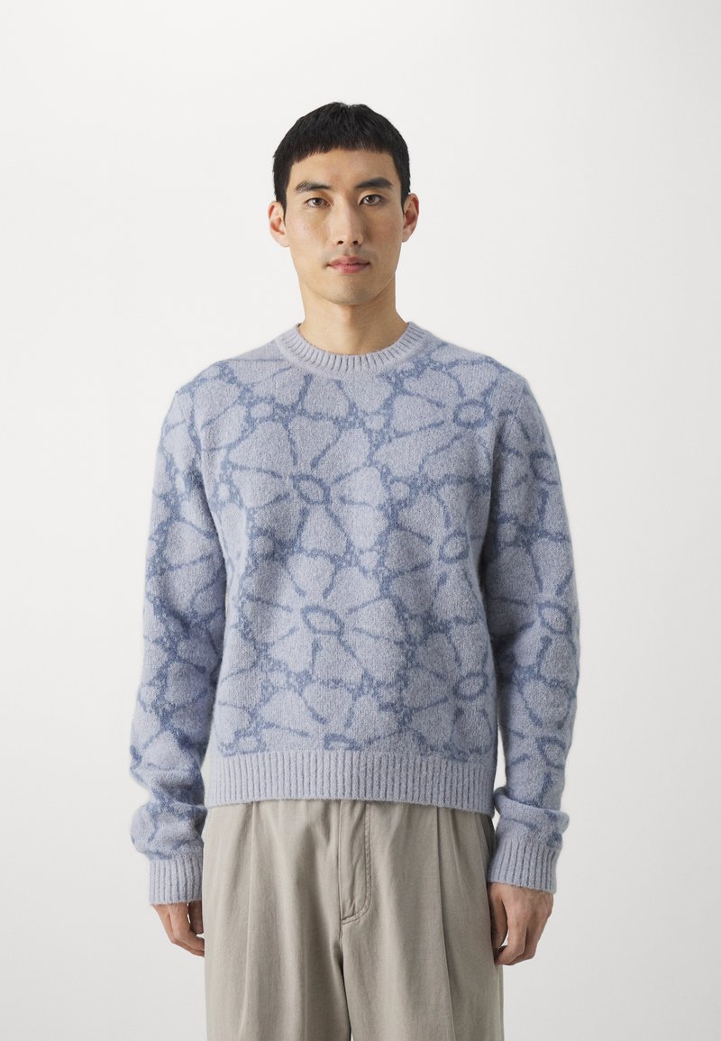 WOOD WOOD SPENCER GRAPHIC - Jumper - soft blue/light blue - Zalando.co.uk