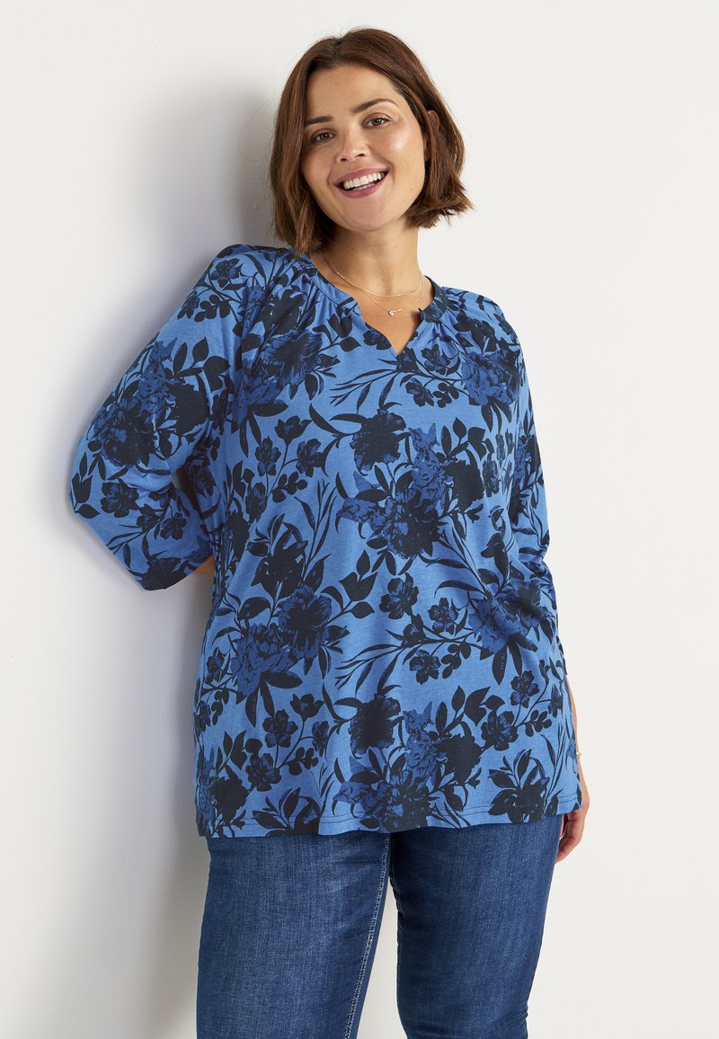 Cellbes of Sweden Longsleeve - blue floral/blauw - Zalando.be