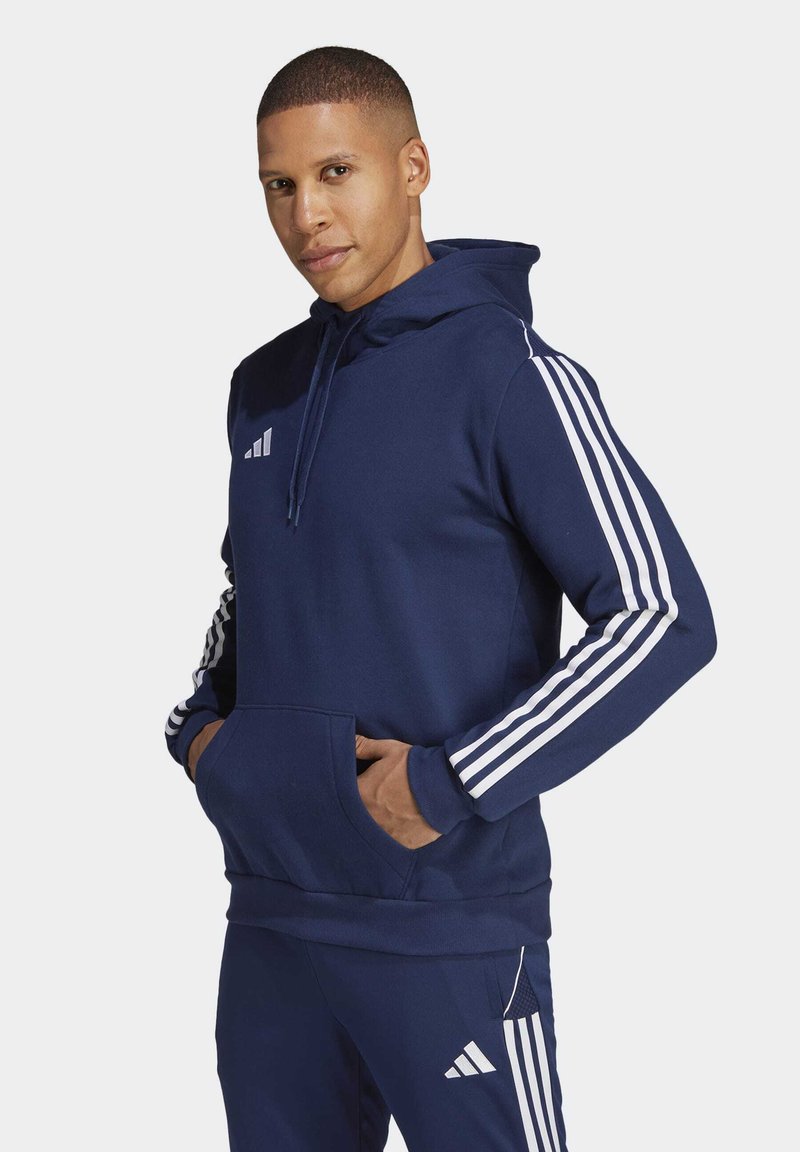adidas Performance HOODY - Sweatshirt - team navy blue/dunkelblau ...