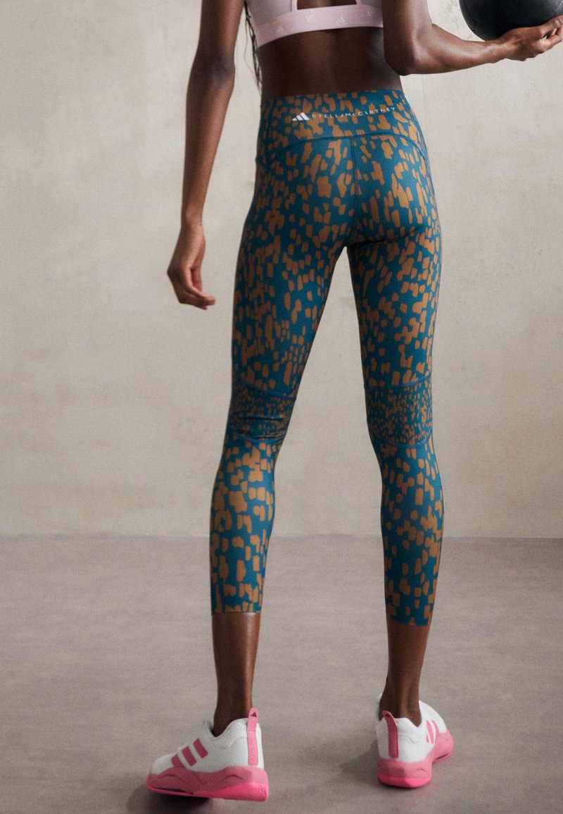 adidas by Stella McCartney Tights - tech mineral/timber/petrolblå ...