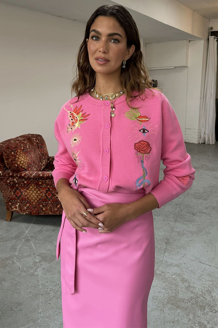 Never Fully Dressed ENCHANTED CARDIGAN - Cardigan - pink - Zalando.co.uk