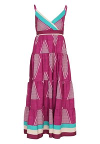 Cassis MIT ETHNOMUSTER - Day dress - fushia/neon pink - Zalando