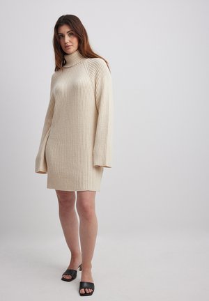 Cache Cache VERDREHTES - Vestido de tubo - sable/tierra - Zalando.es