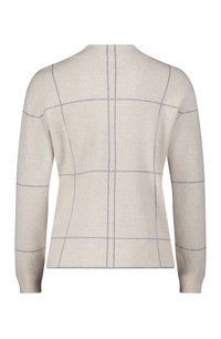 Betty Barclay KARIERT - Strickpullover - patch beige grey/beige-meliert ...
