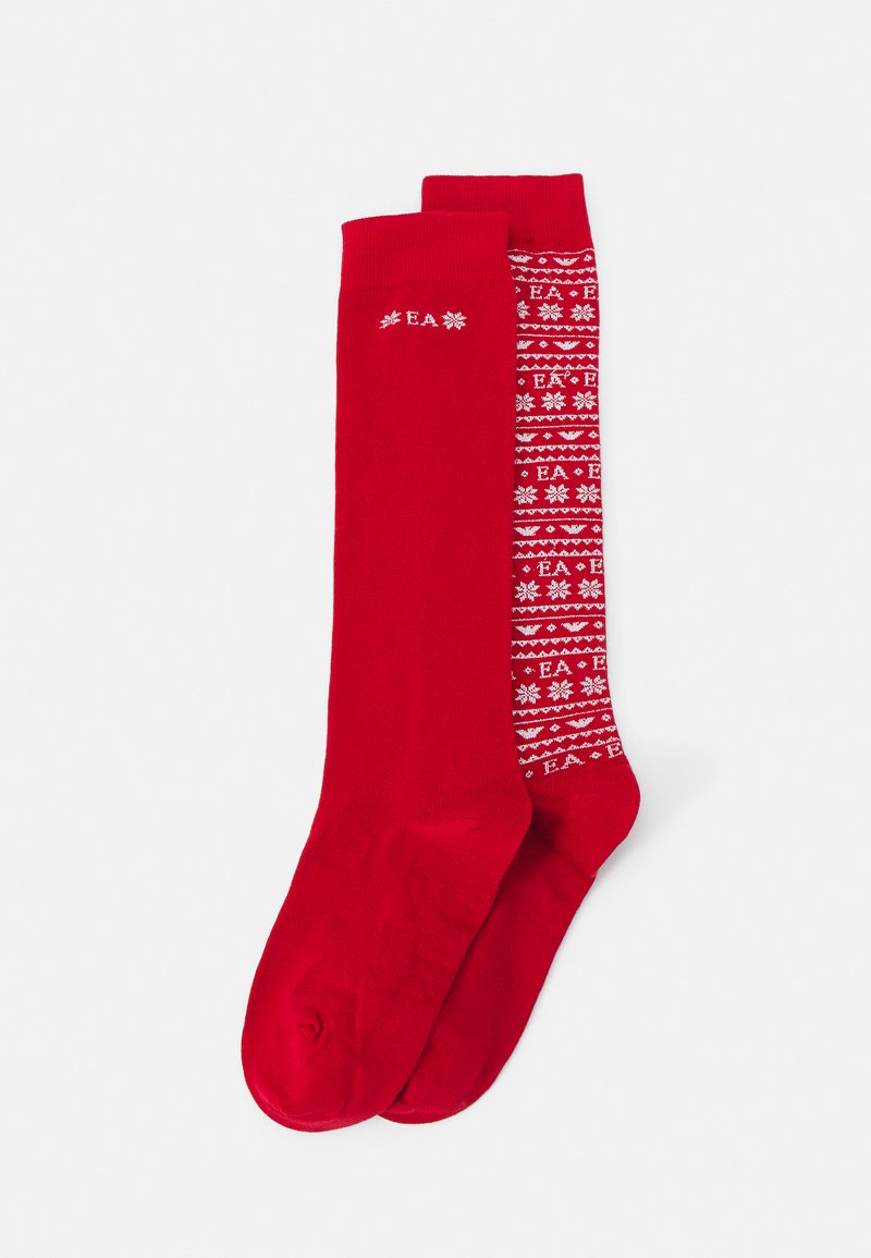 Emporio Armani LONG SOCKS 2 PACK - Socken - red/rot - Zalando.de