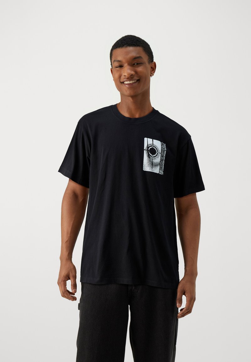 Edwin TOKYO NINKYO MOMENT UNISEX - Print T-shirt - black - Zalando.ie
