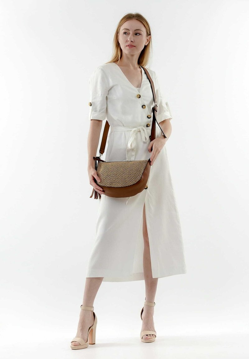 Emily & Noah BABETTE - Ülerinna-kott - cognac/konjakitooni - Zalando.ee