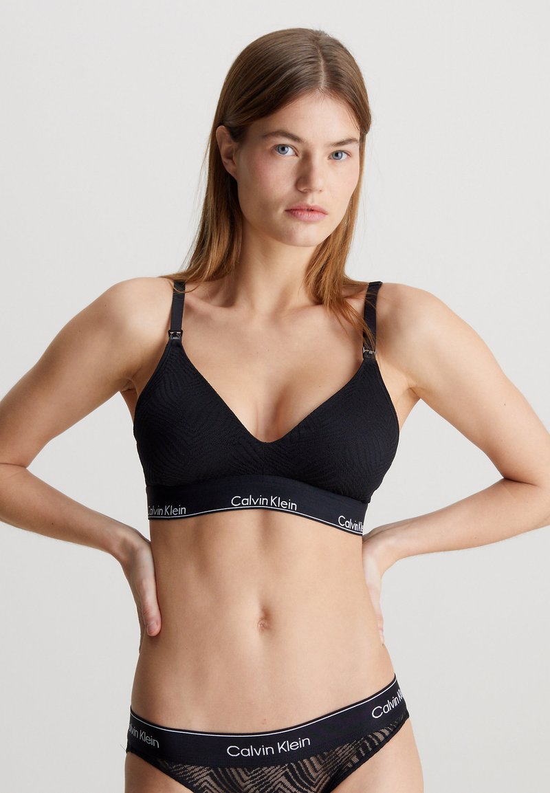 Calvin Klein Underwear Bikini top - black - Zalando.co.uk