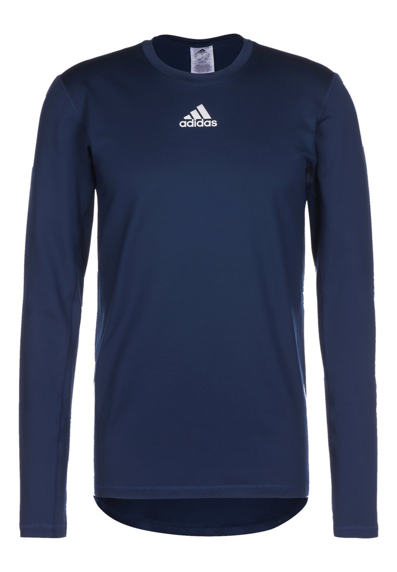adidas Performance TECHFIT - Long sleeved top - team navy blue/dark ...