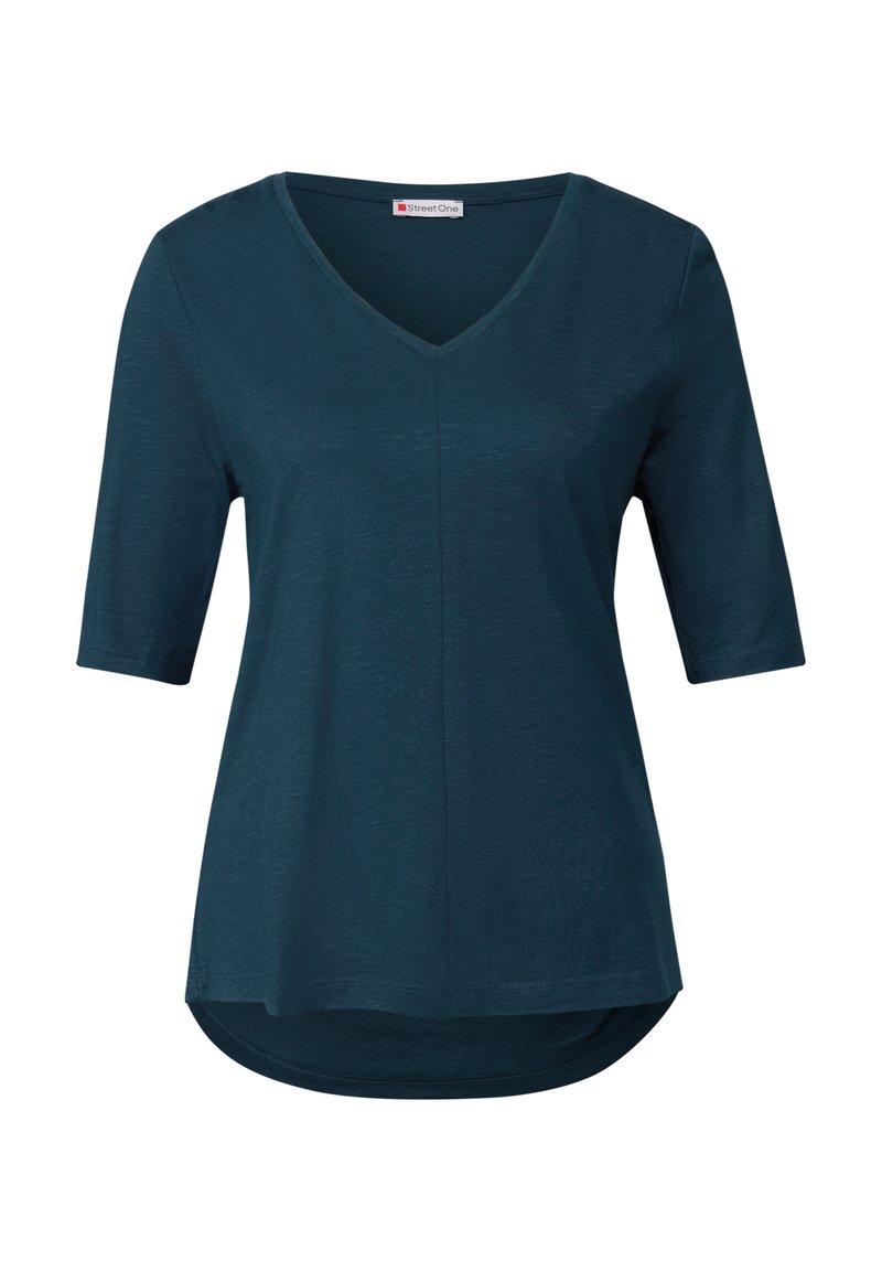 Street One T-Shirt basic - türkis - Zalando