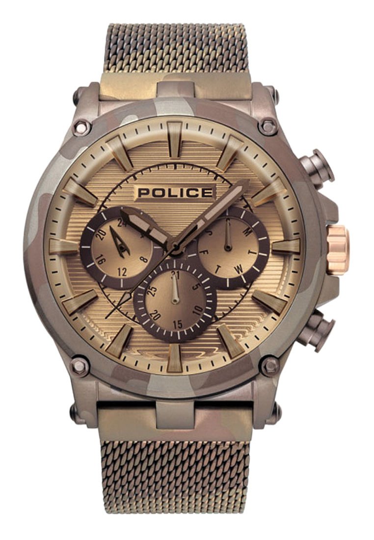 Police REBEL STYLE - Chronograph watch - brown - Zalando