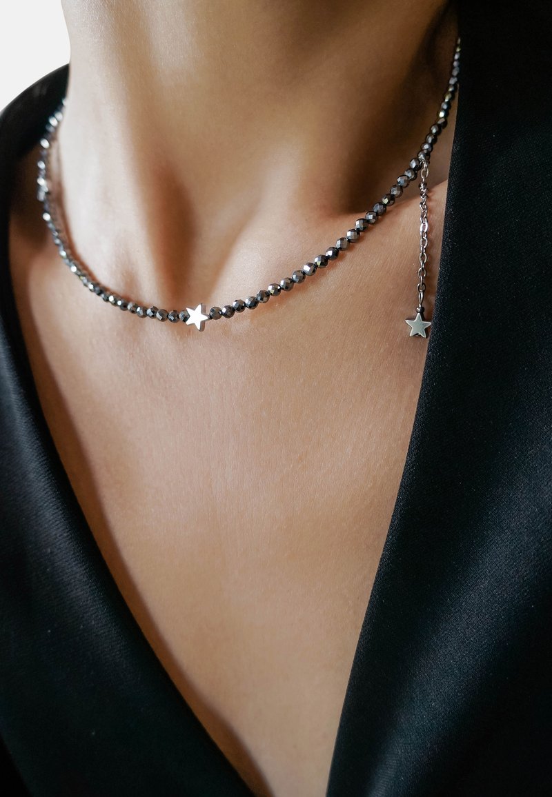 GG UNIQUE STAR - Halskette - grau - Zalando.de