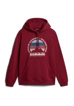 Napapijri B-TELEMARK H 1 - Hoodie - vint amaranth/rood - Zalando.nl
