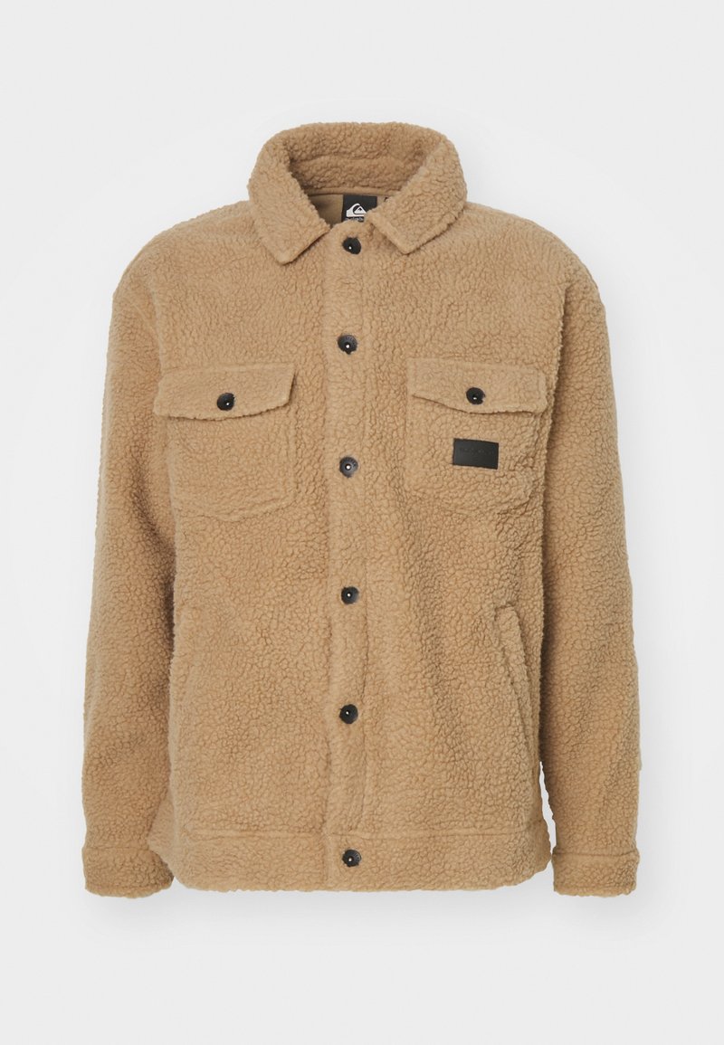 Quiksilver Fleece jacket - beige - Zalando.co.uk