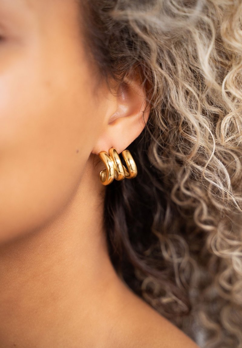 My Jewellery TRIPLE - Ohrringe - gold coloured/goldfarben - Zalando.de