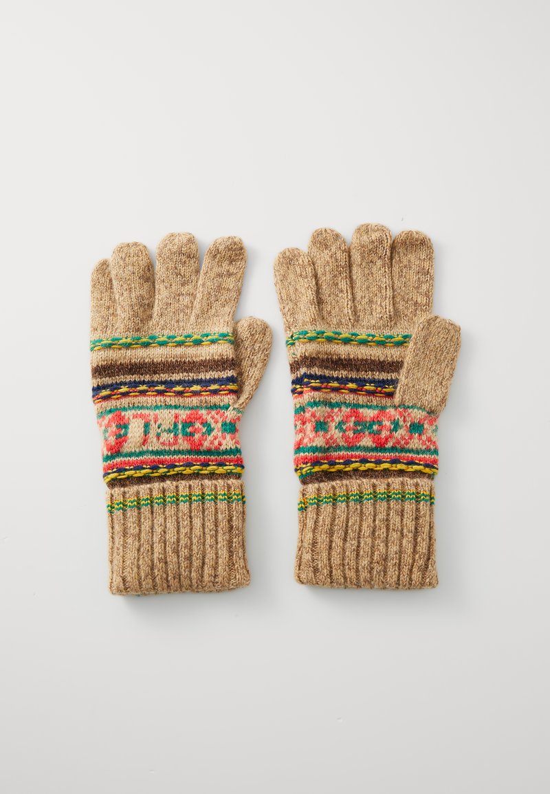 Polo Ralph Lauren GLOVE UNISEX - Sormikkaat - brown/multi-coloured ...