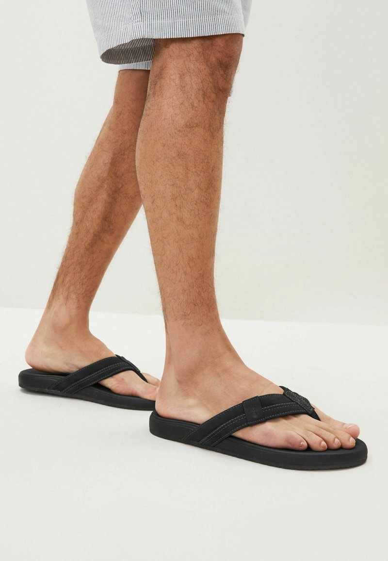 Next MOTIONFLEX FLIP FLOPS - Bade-Zehentrenner - black/schwarz - Zalando