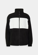 Tommy Jeans FABRIC MIX JACKET - Kevyt takki - black/multi/musta ...