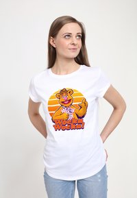 Disney MUPPETS FOZZIE - T-Shirt print - white/weiß - Zalando.at