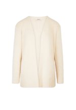Morgan LONG FLUFFY - Cardigan - off white/off-white - Zalando