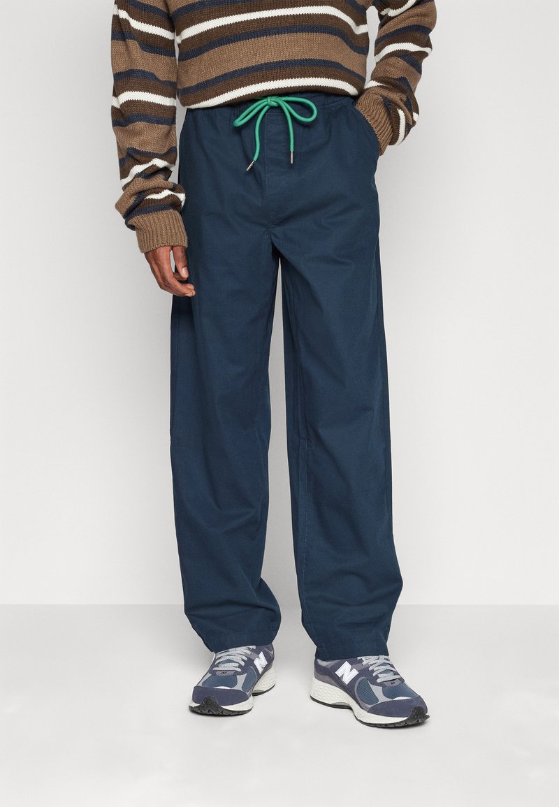 Denim Project Spodnie materiałowe/niebieski - Zalando.pl