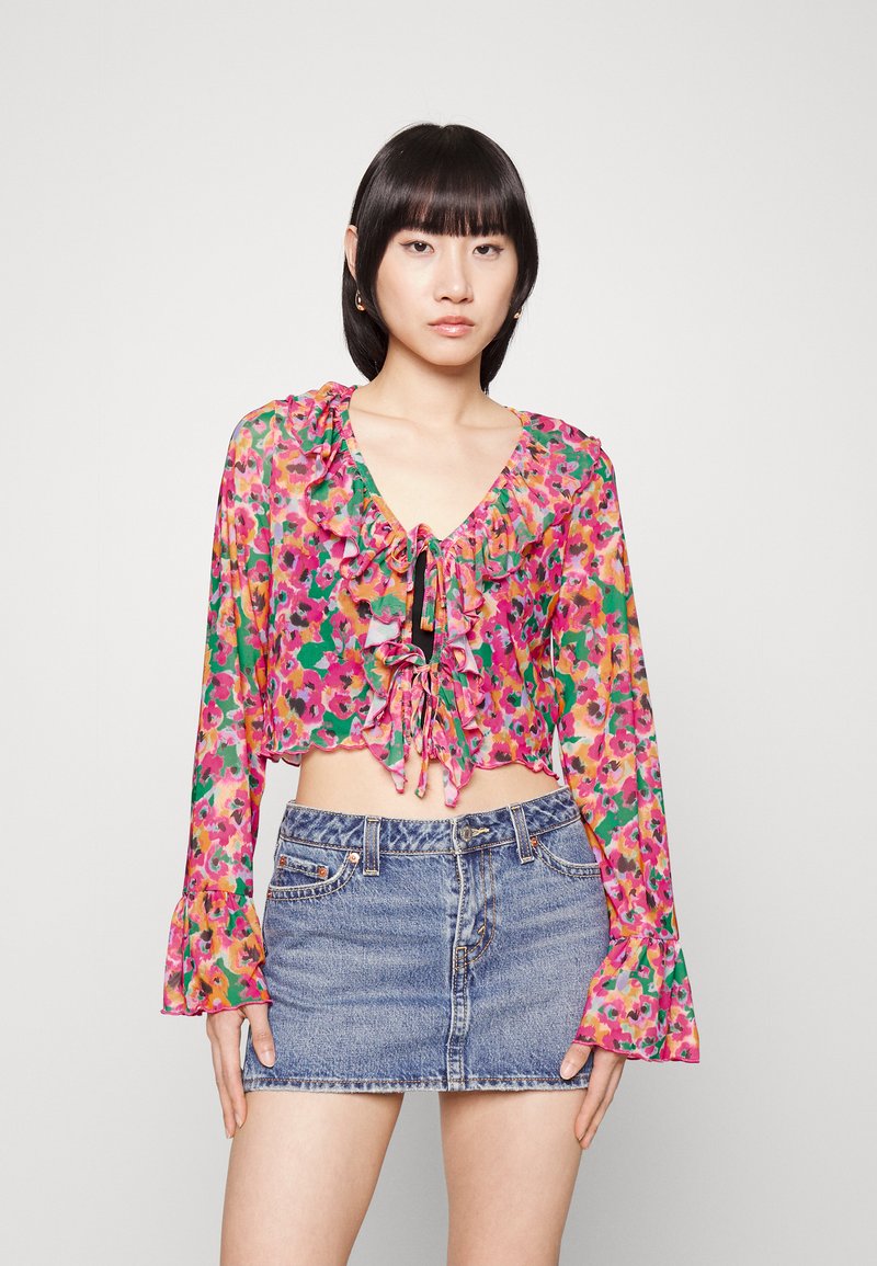 Monki Blusa - pink bright 30rf/devotion/rosa - Zalando.es