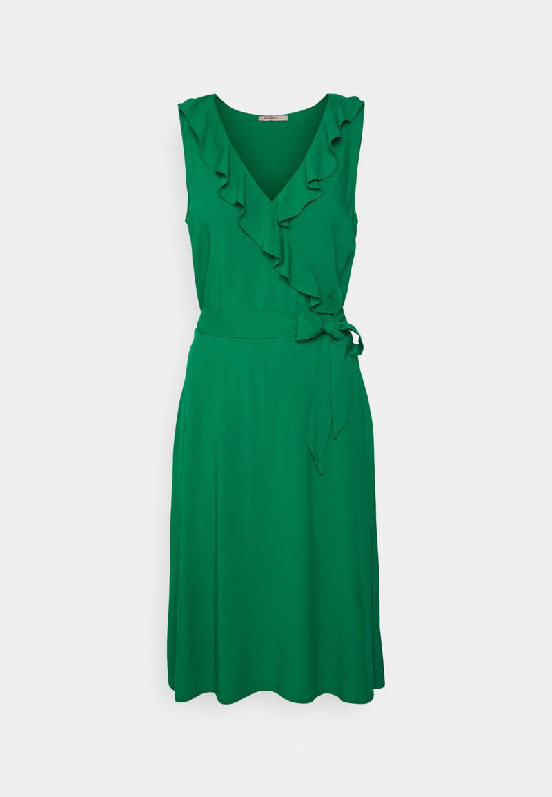 Anna Field VOLANT MIDI DRESS - Robe de jour - green/vert - ZALANDO.FR