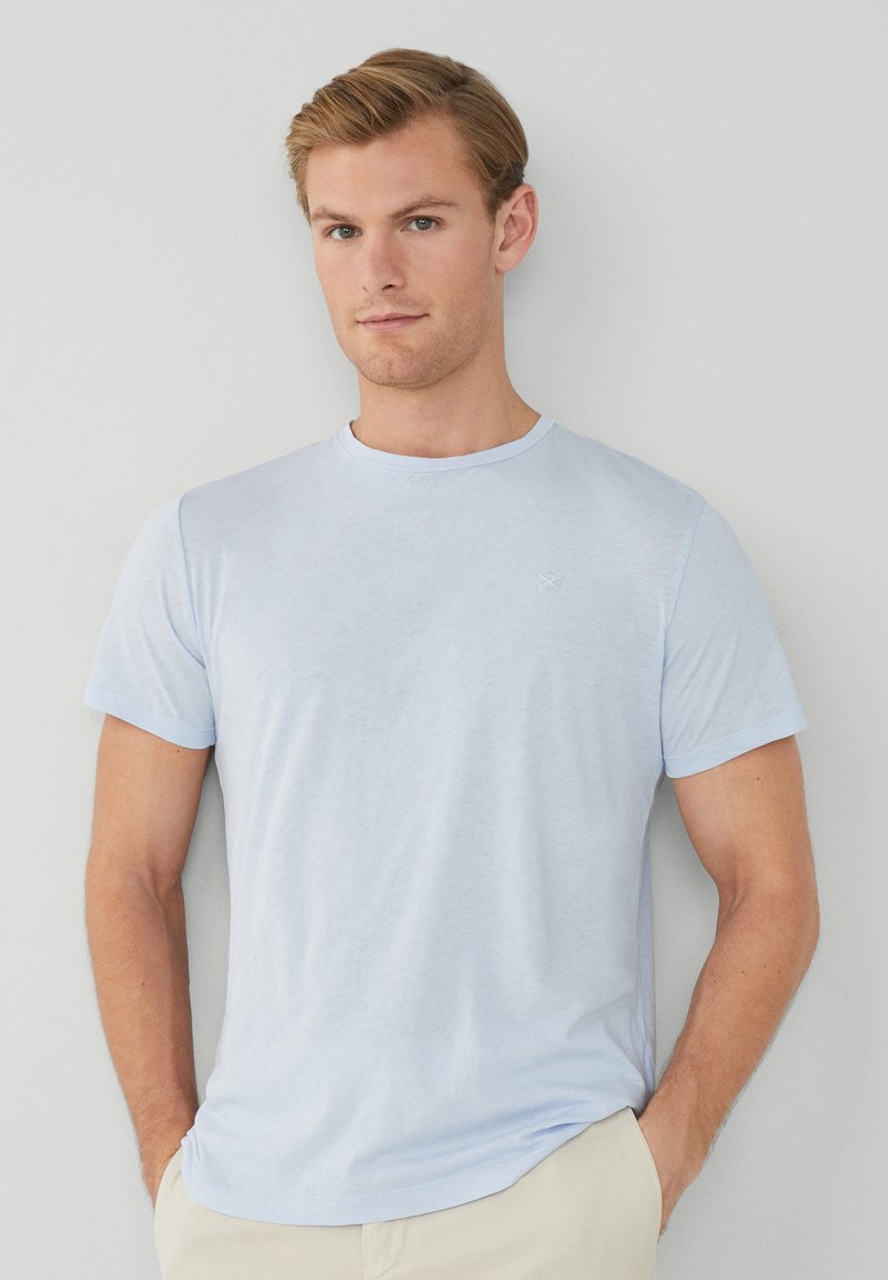 Hackett London GMT - Basic T-shirt - heather/light blue - Zalando.de