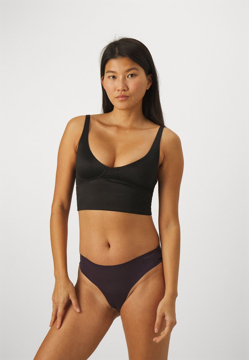 Björn Borg PERFORMANCE THONG 3 PACK - G-strenge - black/dark blue/sort - Zalando.dk