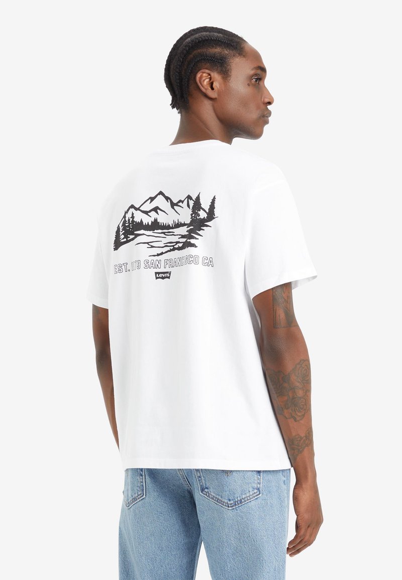 Levi's® VINTAGE FIT GR - T-shirt print - white/wit - Zalando.be