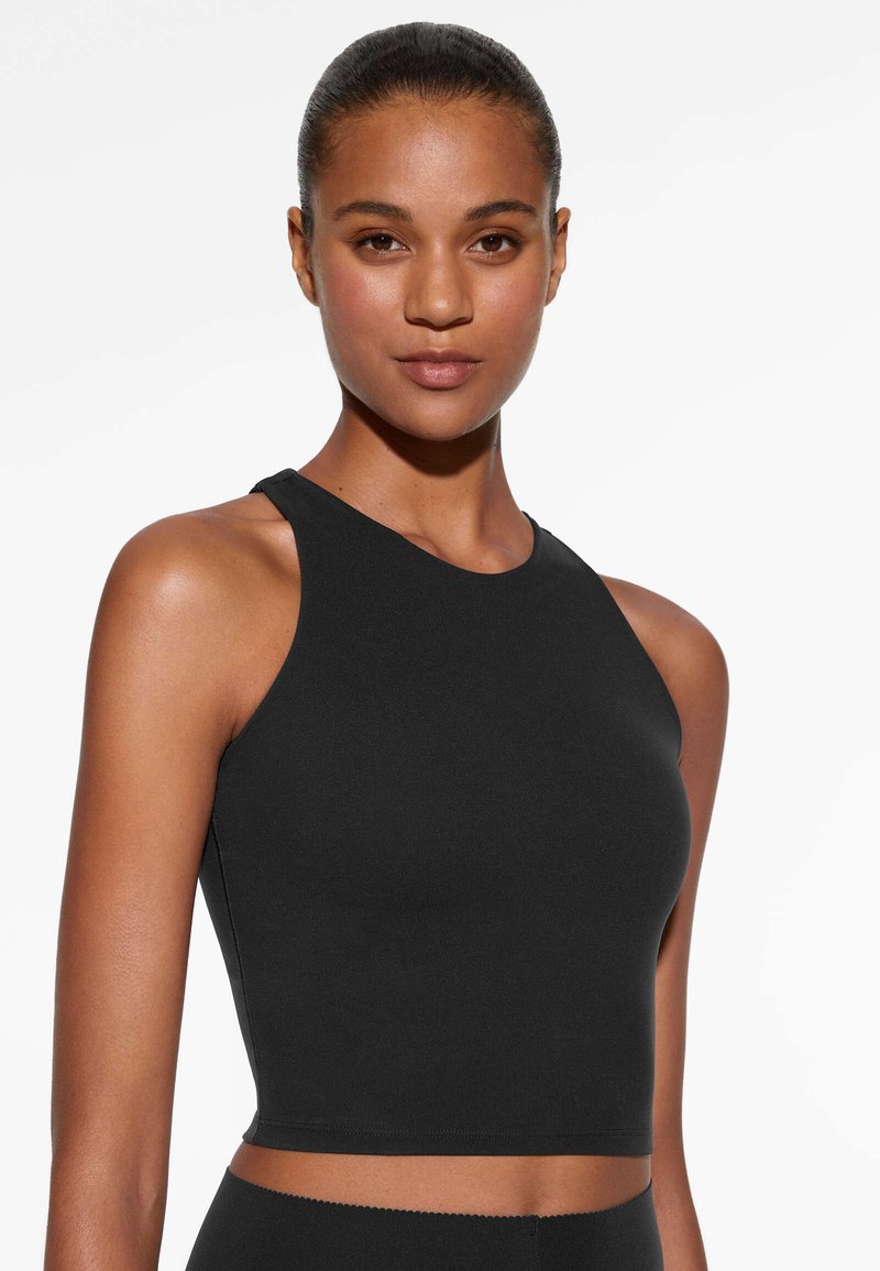 OYSHO COMPRESSIVE - Top - black/sort - Zalando.dk