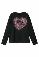 Desigual SEQUIN SPLATTER - Top s dlhým rukávom - black/čierna - Zalando.sk