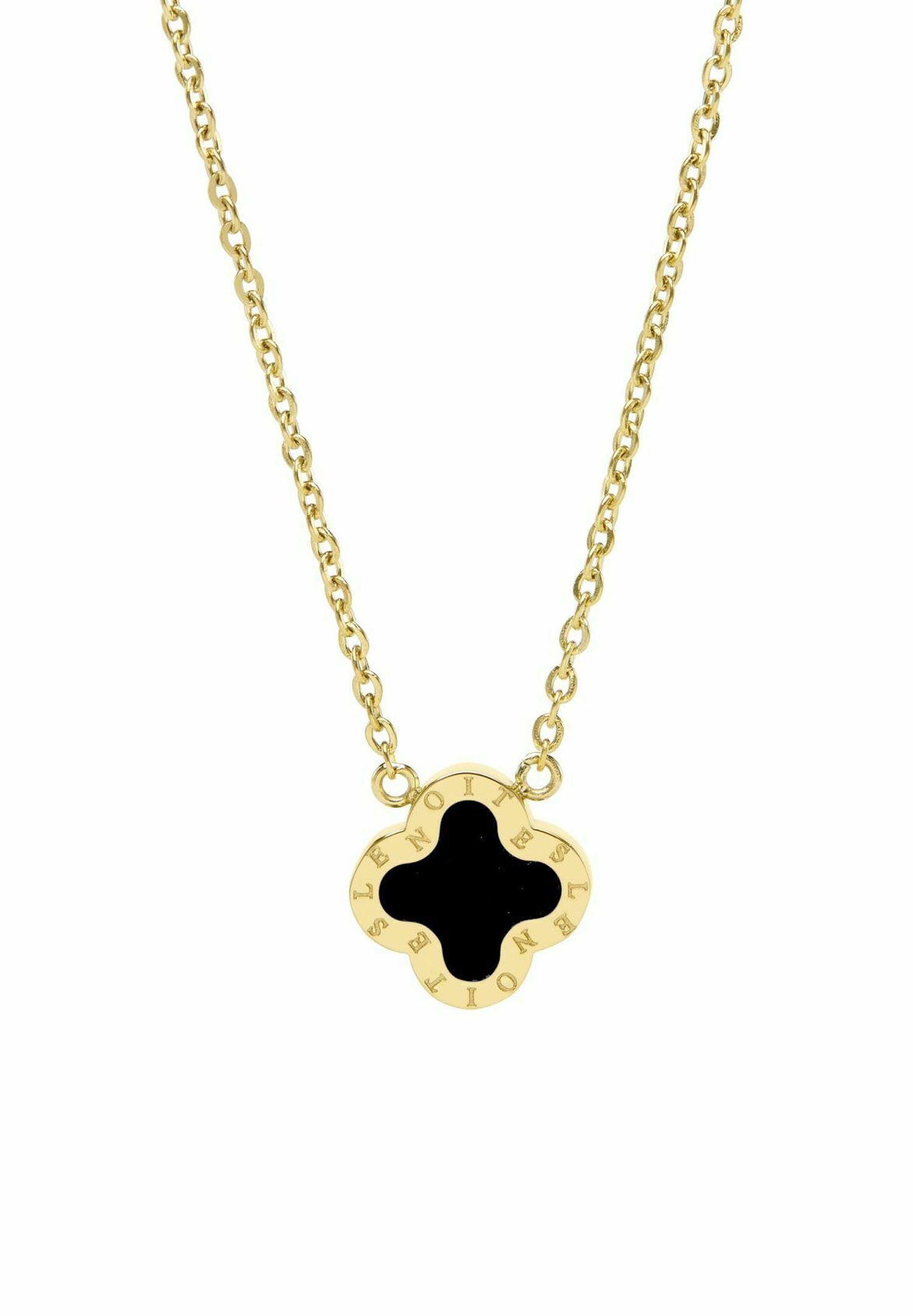 Gold clover pendant store