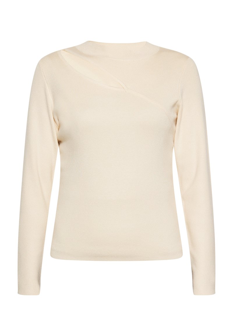 faina Strickpullover - elfenbein/beige-meliert - Zalando