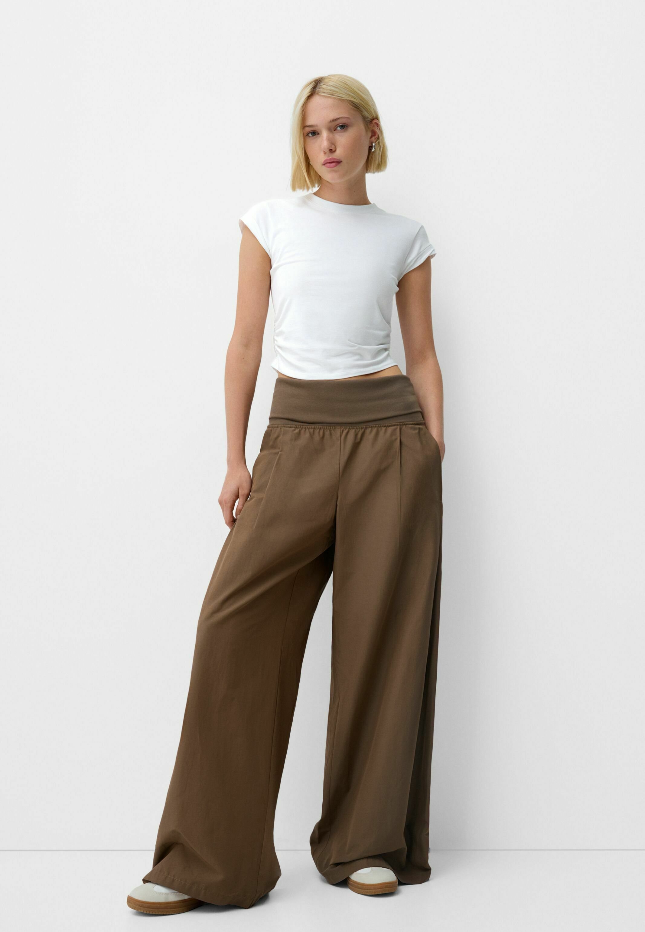 Fold over waist pants store