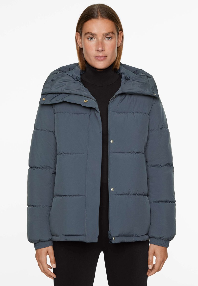 OYSHO PRIMALOFT - Winter jacket - blue - Zalando