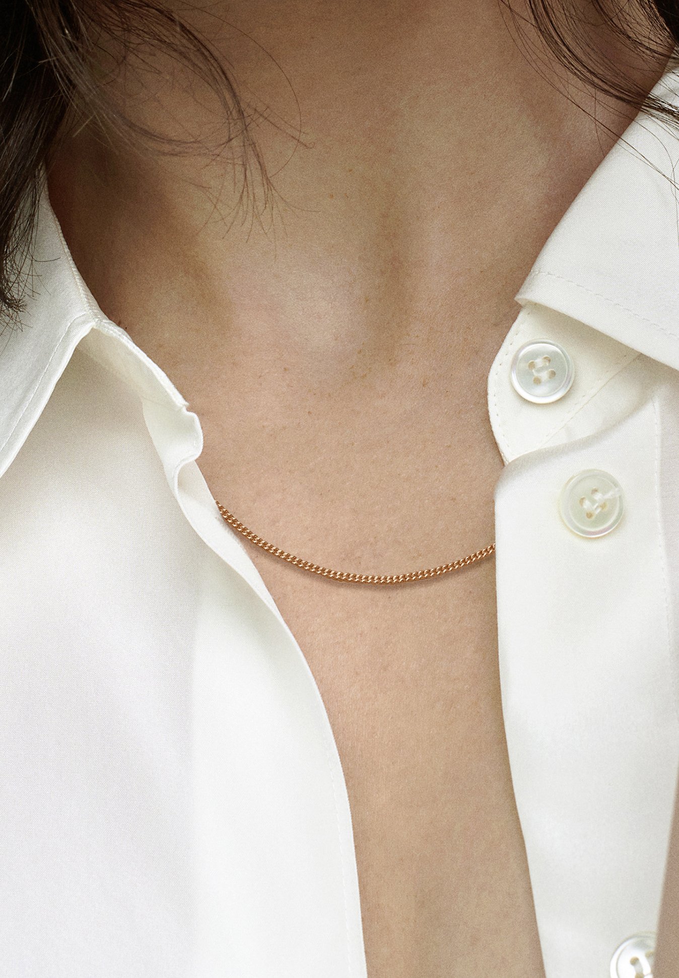 Pandora CURB Necklace rose gold plated rose gold coloured Zalando
