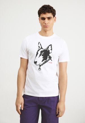 HUGO DOOBER - Camiseta estampada - white/blanco - Zalando.es