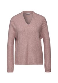 Street One STRUKTUR - Strickpullover - rosa/pink - Zalando.de