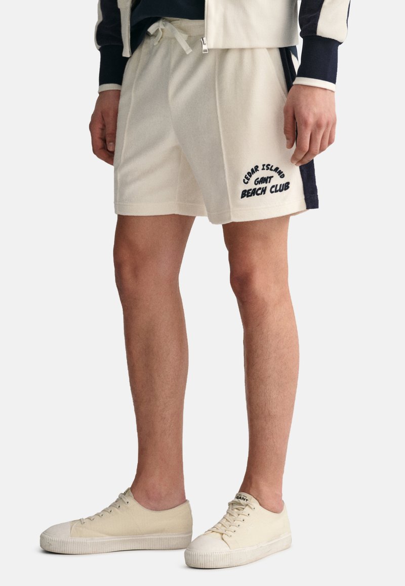 GANT Tracksuit bottoms - eggshell/beige - Zalando