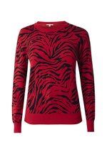Mexx ROUND NECK WITH ALL OVER DESSIN - Jersey de punto - red/rojo ...