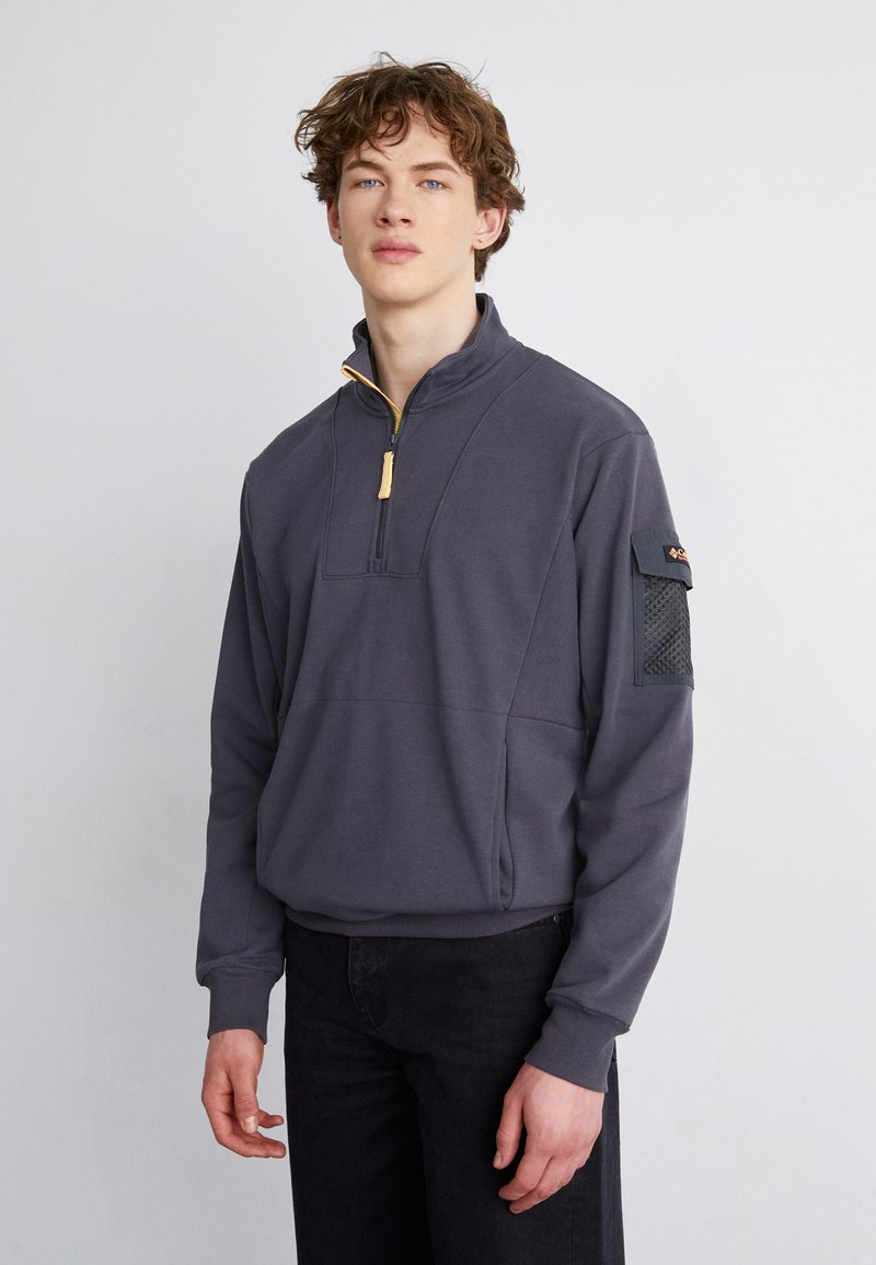 Columbia PEAK - Sweatshirt - shark/grau - Zalando.ch